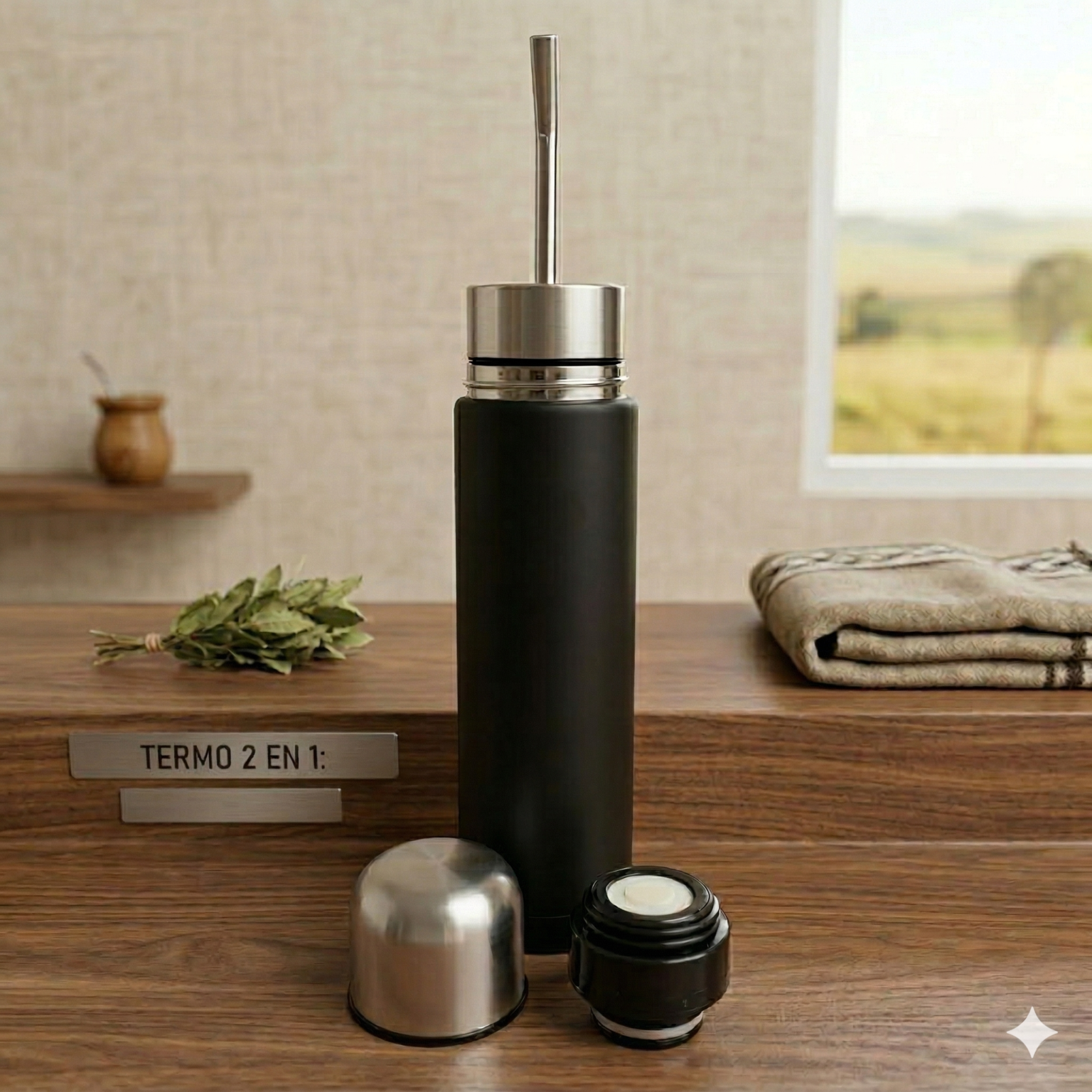 Mate listo termico 2 en 1 - 500cc - Hola Deco